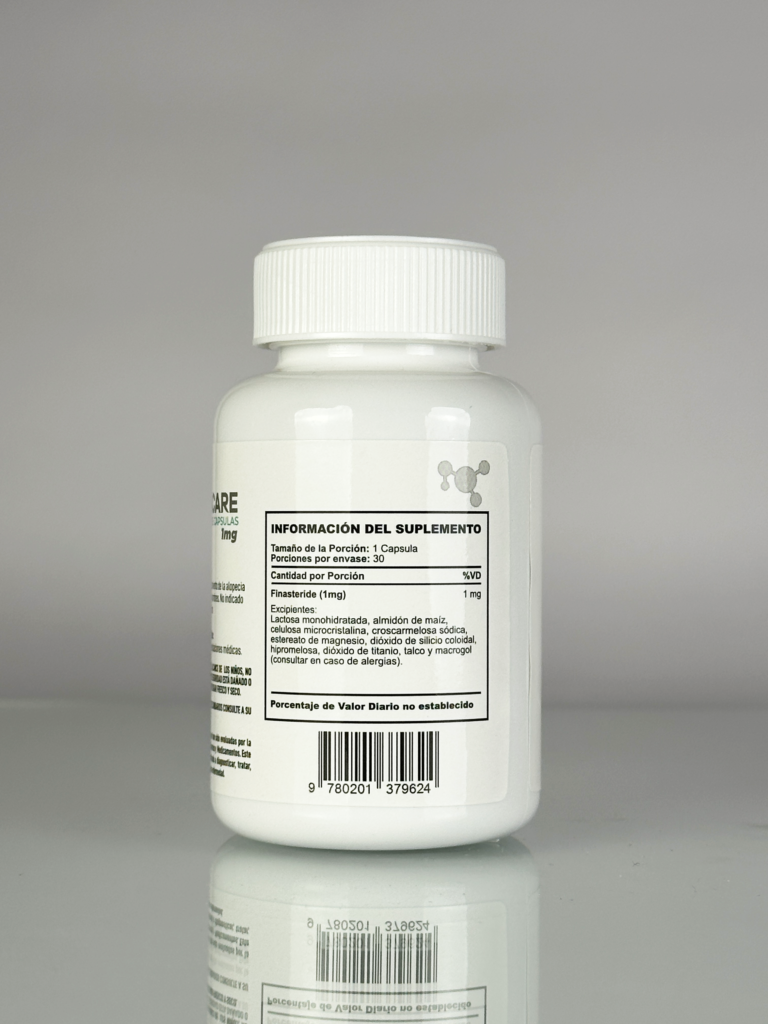 FINASTERIDE FINACARE CAPSULAS 1 MG x 30 - Medishop Colombia