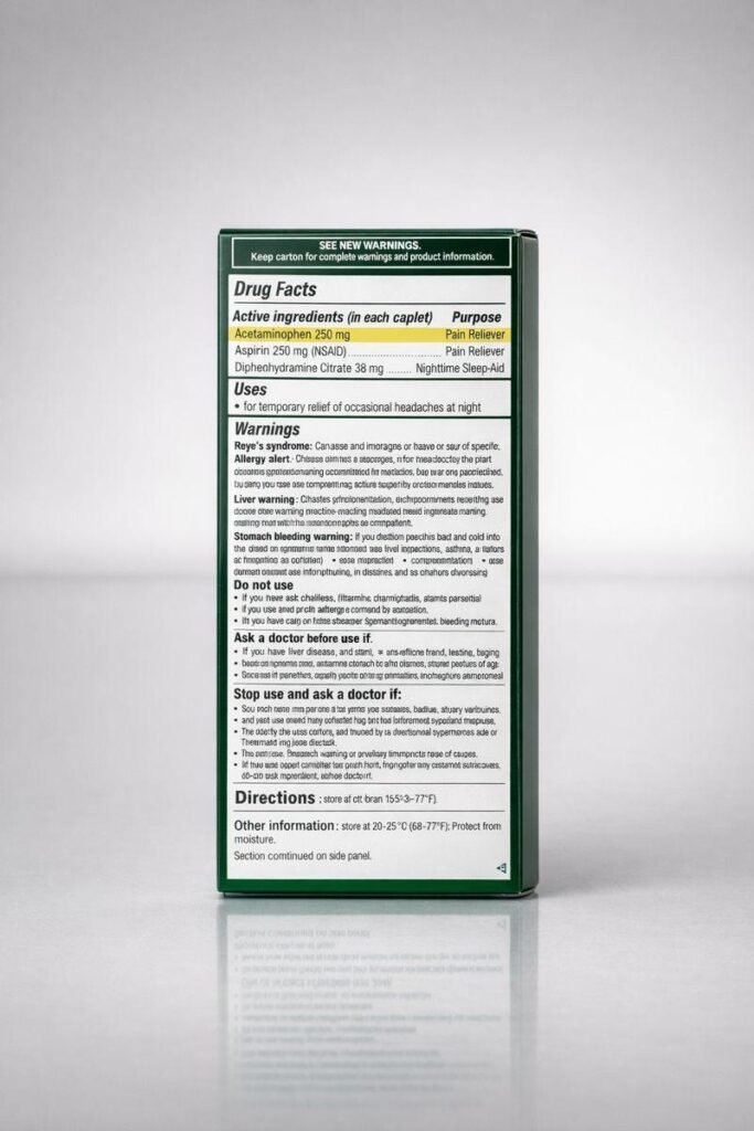 EXCEDRIN PM HEADACHE NOCHE - Medishop Colombia