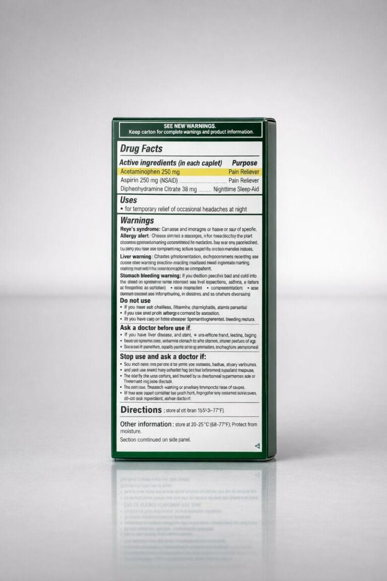 EXCEDRIN PM HEADACHE NOCHE - Medishop Colombia